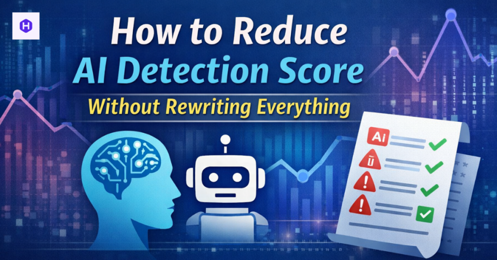 How to Reduce AI Detection Score Without Rewriting Everything
